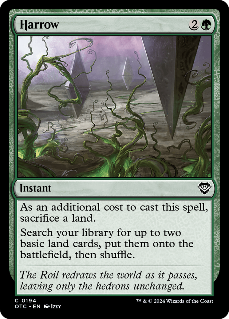 Harrow (OTC-194) - Outlaws of Thunder Junction Commander - Magic The G ...