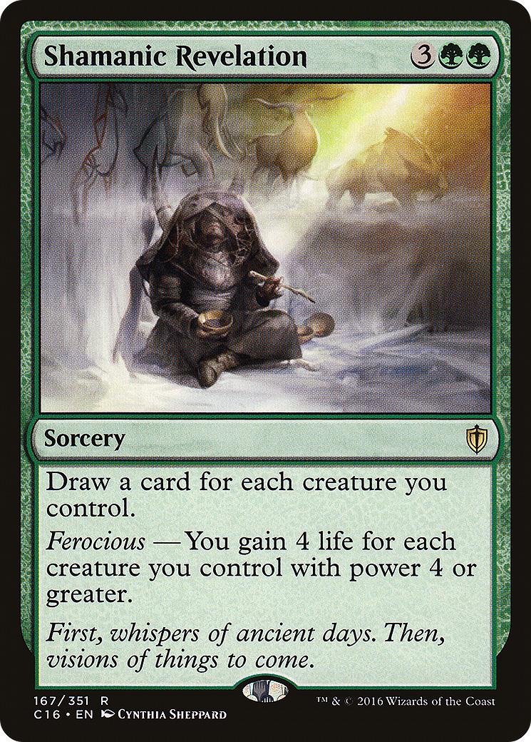 Shamanic Revelation C16 167 Commander 2016 Magic – Gameology