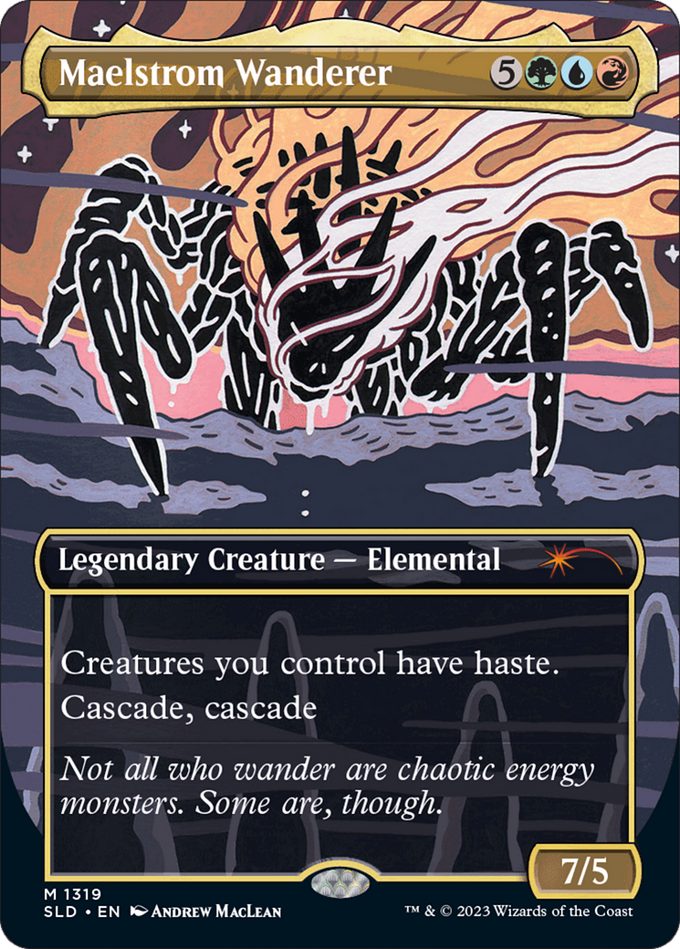 Maelstrom Wanderer (SLD-1319) - Secret Lair Drop (Borderless) - Magic ...