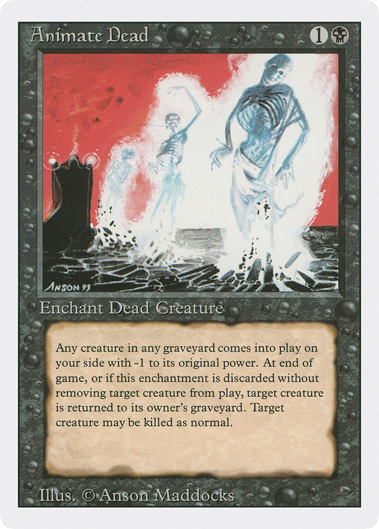 Animate Dead 3ED Revised Edition Magic – Gameology