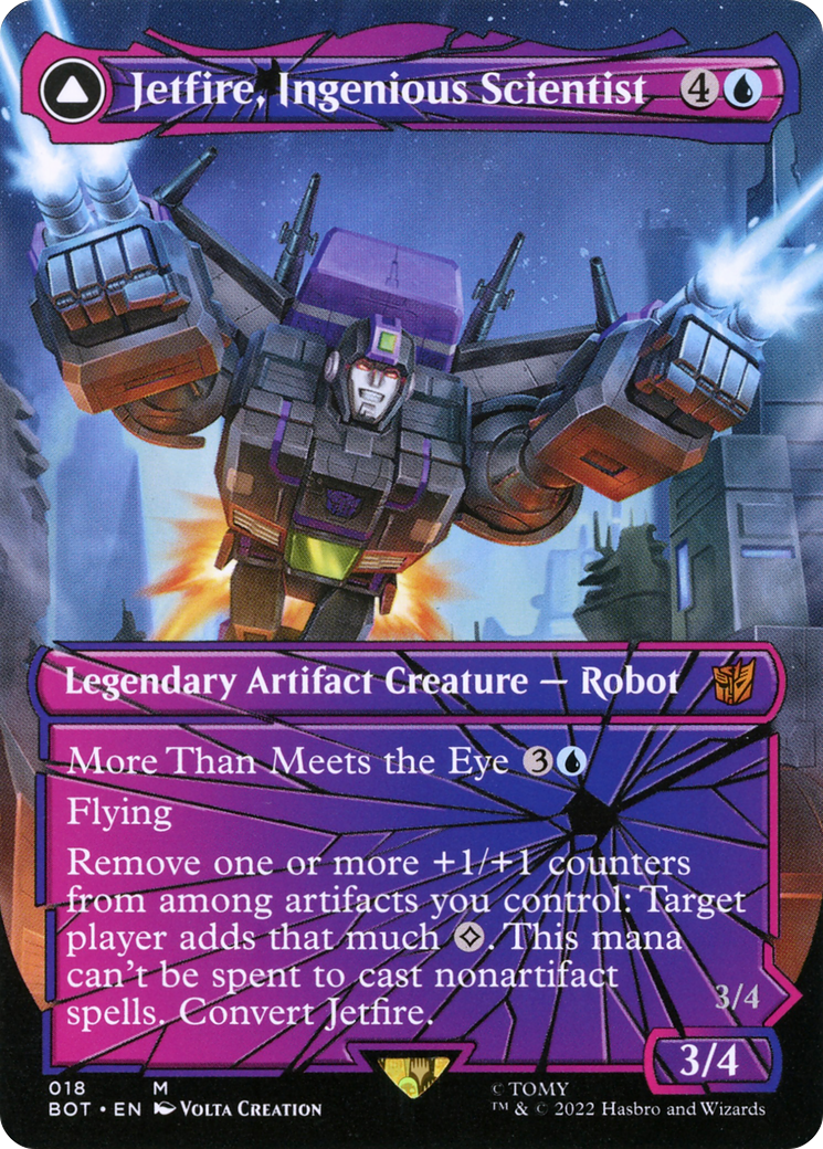 Jetfire Ingenious Scientist Shattered Glass BOT 018 Transformers Magic ...