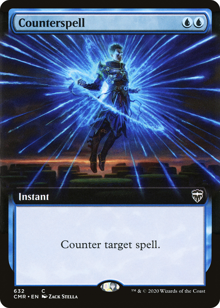 Counterspell Extended Art CMR 632 Commander Legends Magic – Gameology