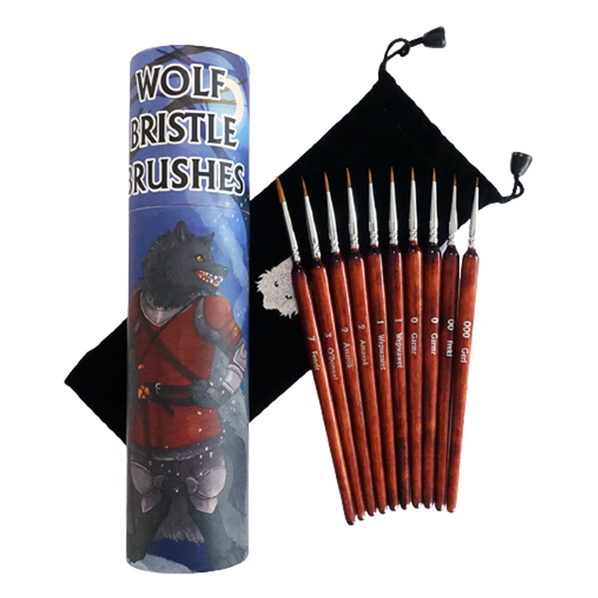 Chronicle Cards - Brushes - Wolf Bristle Brush Set – Gameology product