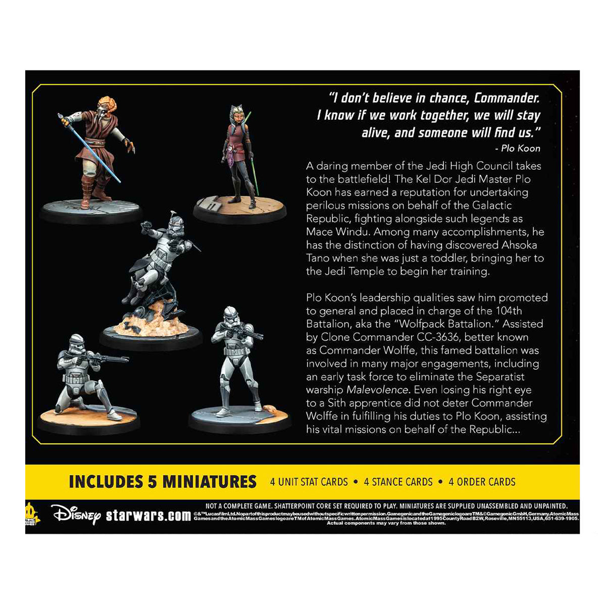 Star Wars: Shatterpoint - Lead by Example Squad Pack – Gameology product