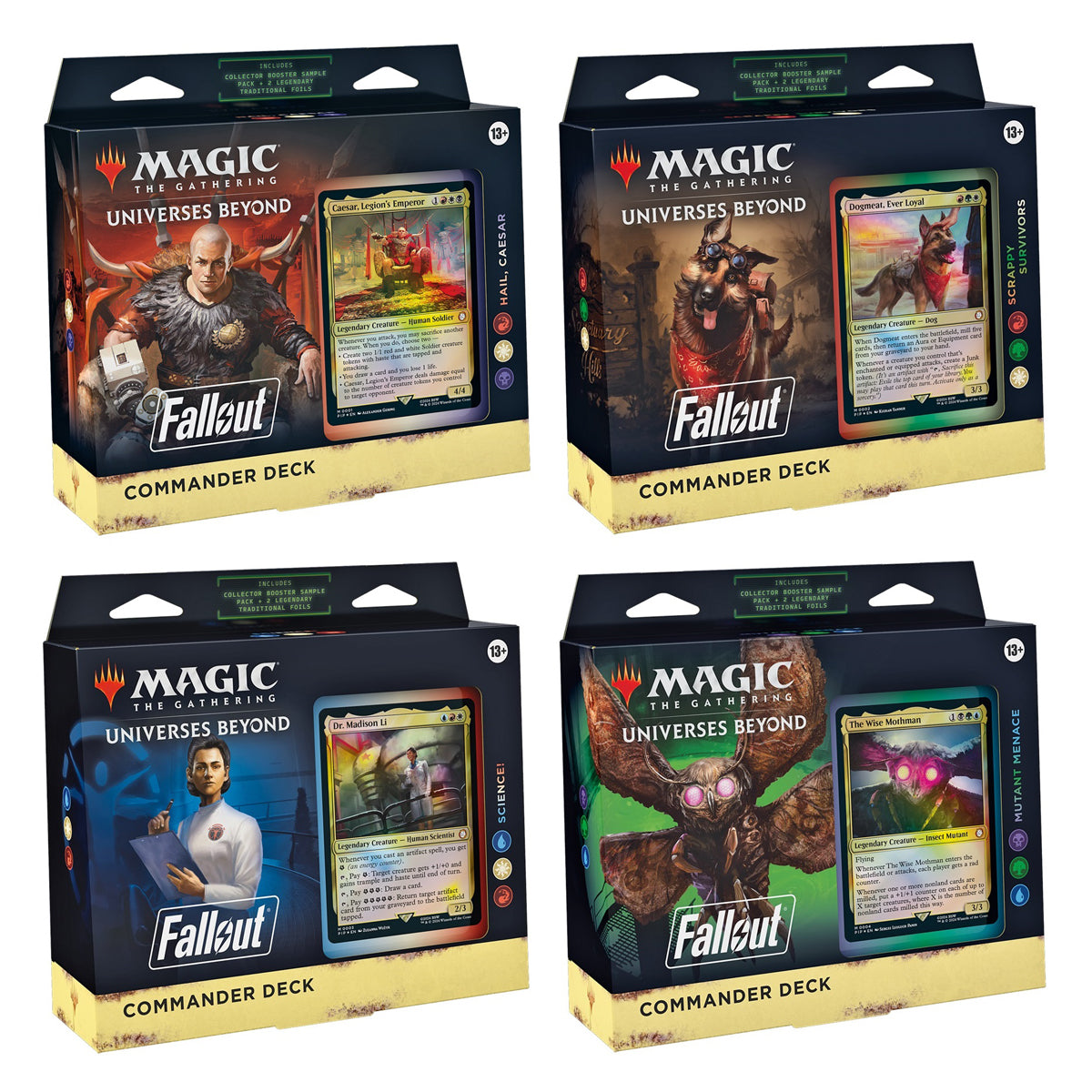 Magic Fallout Commander Decks (Set of 4) – Gameology