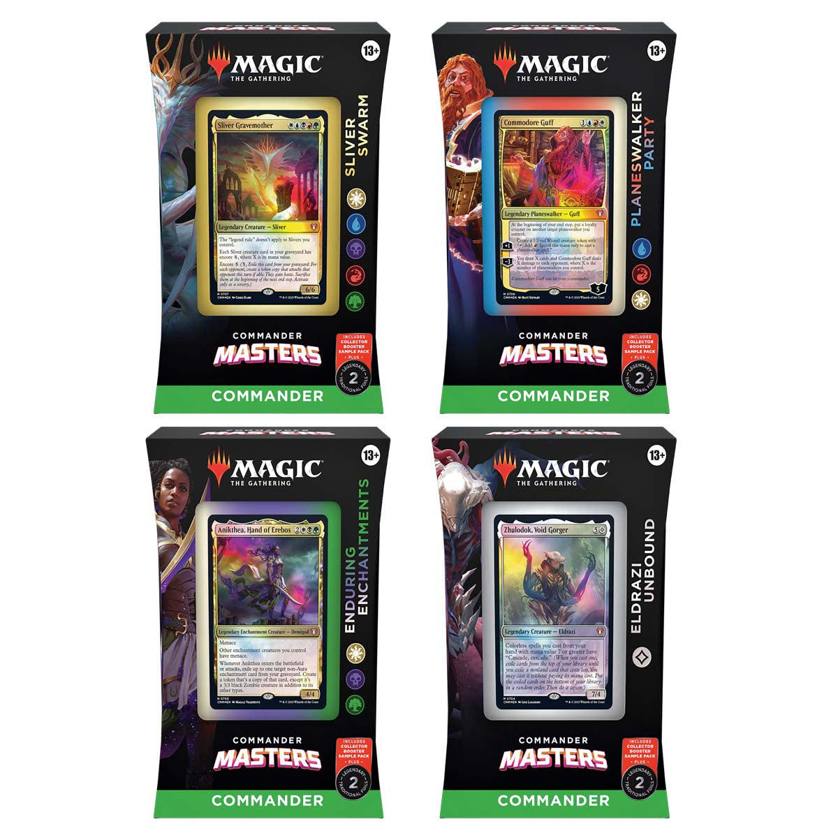 Magic Commander Masters Commander Decks (Set of 4) – Gameology product