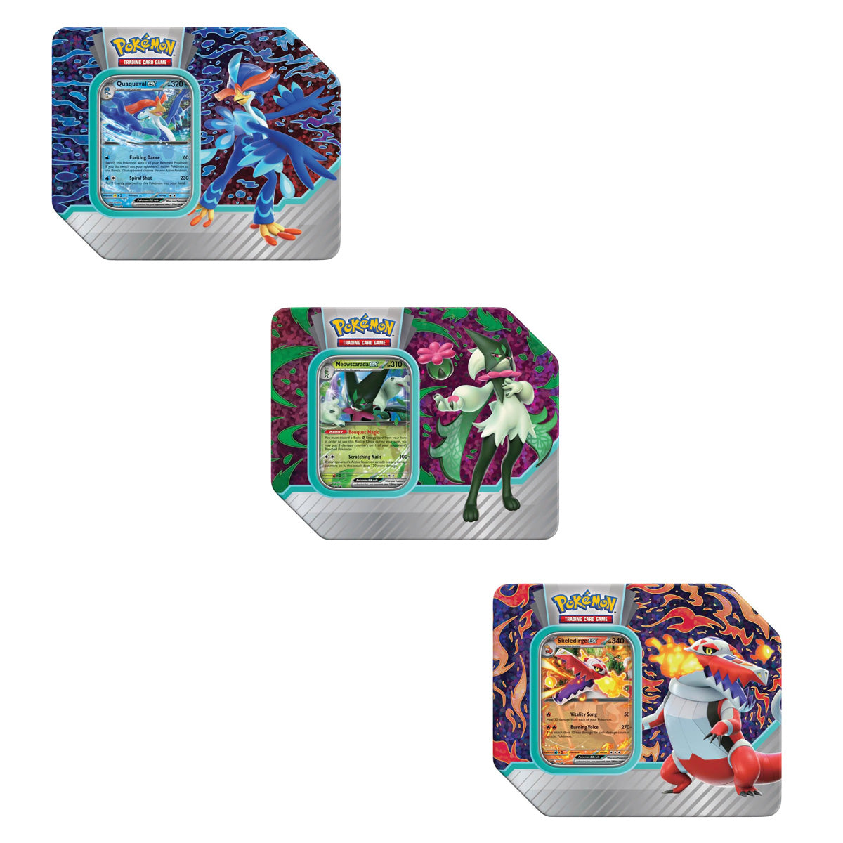 POKEMON TCG Paldea Partners Tins (Set of 3) – Gameology product