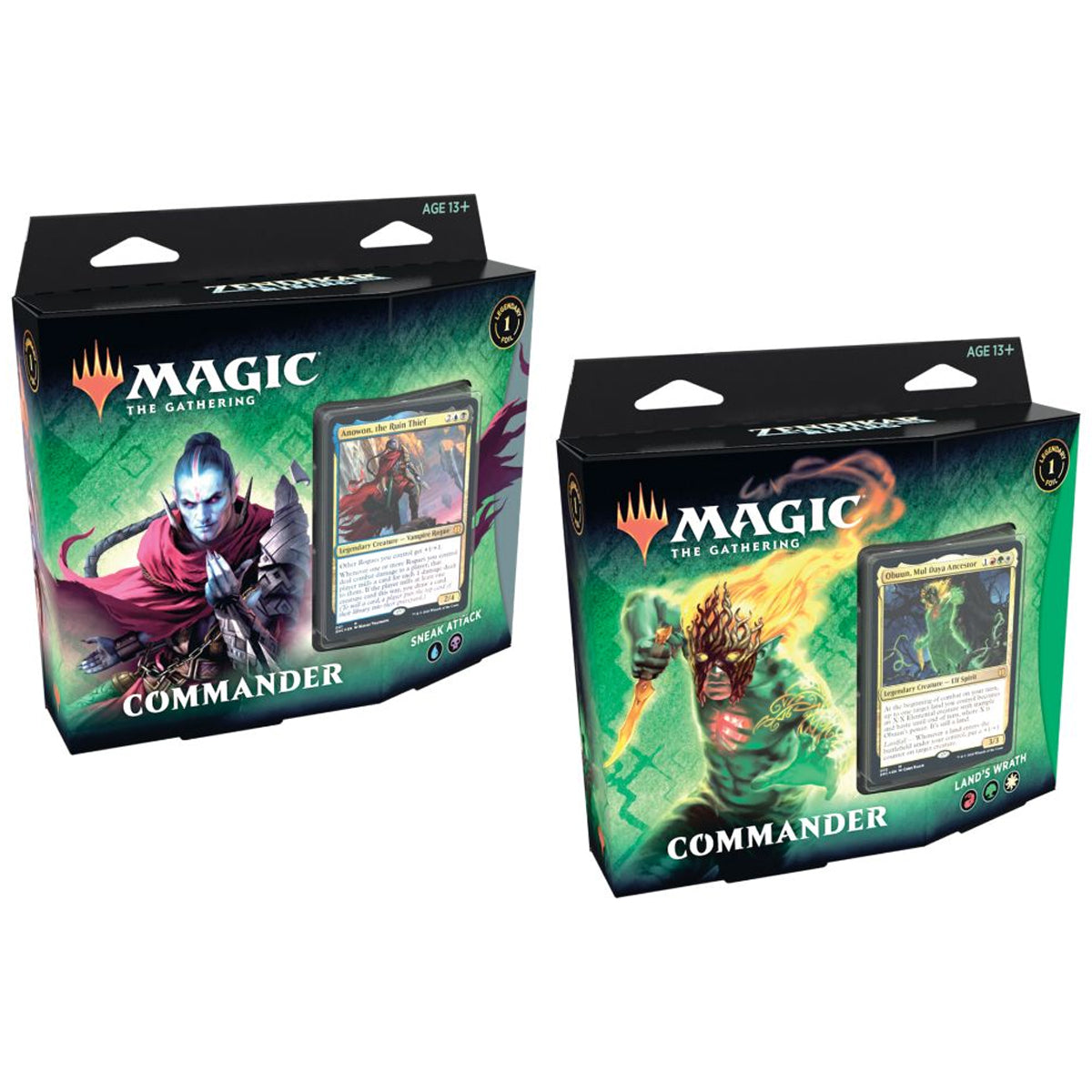 Magic Zendikar Rising Commander Theme Decks (Pair) MTG – Gameology product