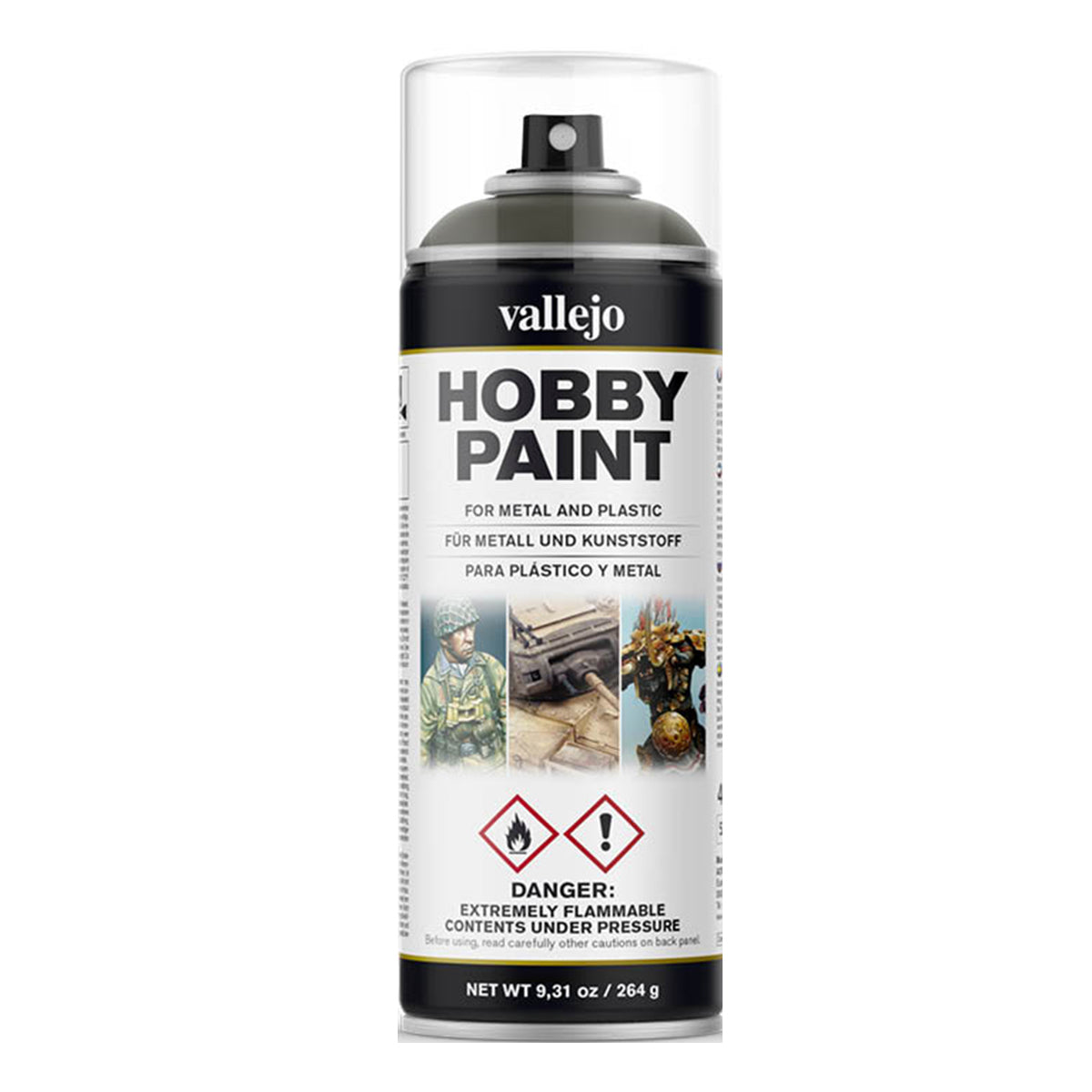 Vallejo Russian Green 4BO Aerosol Spray Paint 400ml (28.003 ...