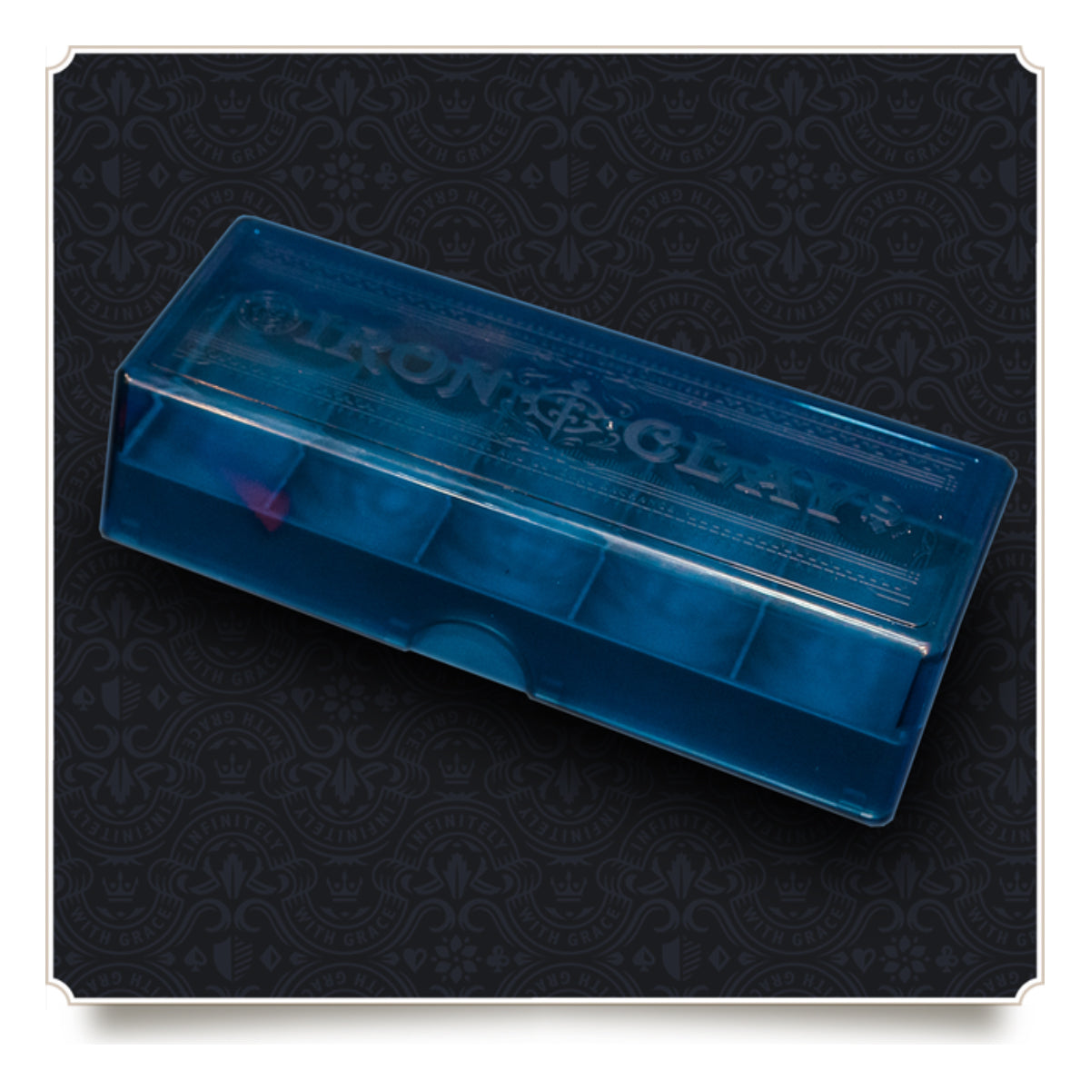 Iron Clays 200 Chips Printed Box Luxury Game Counters Brass Birmingham ...