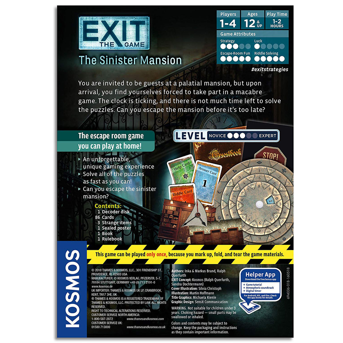 Exit the Game the Sinister Mansion – Gameology product
