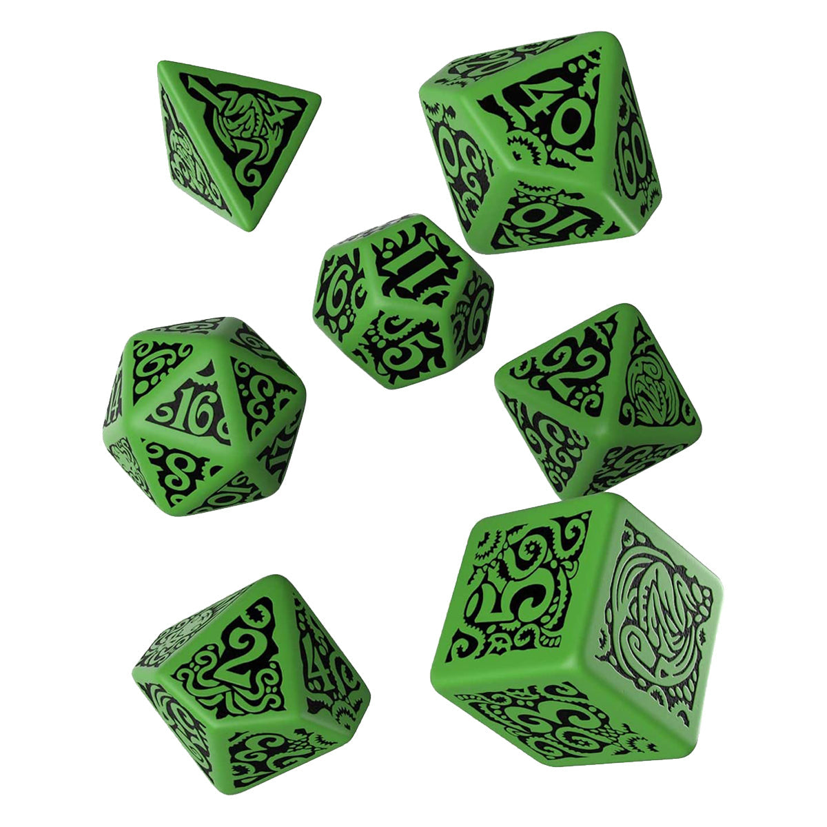 Q Workshop Call of Cthulhu The Outer Gods Cthulhu Dice Set 7 ...