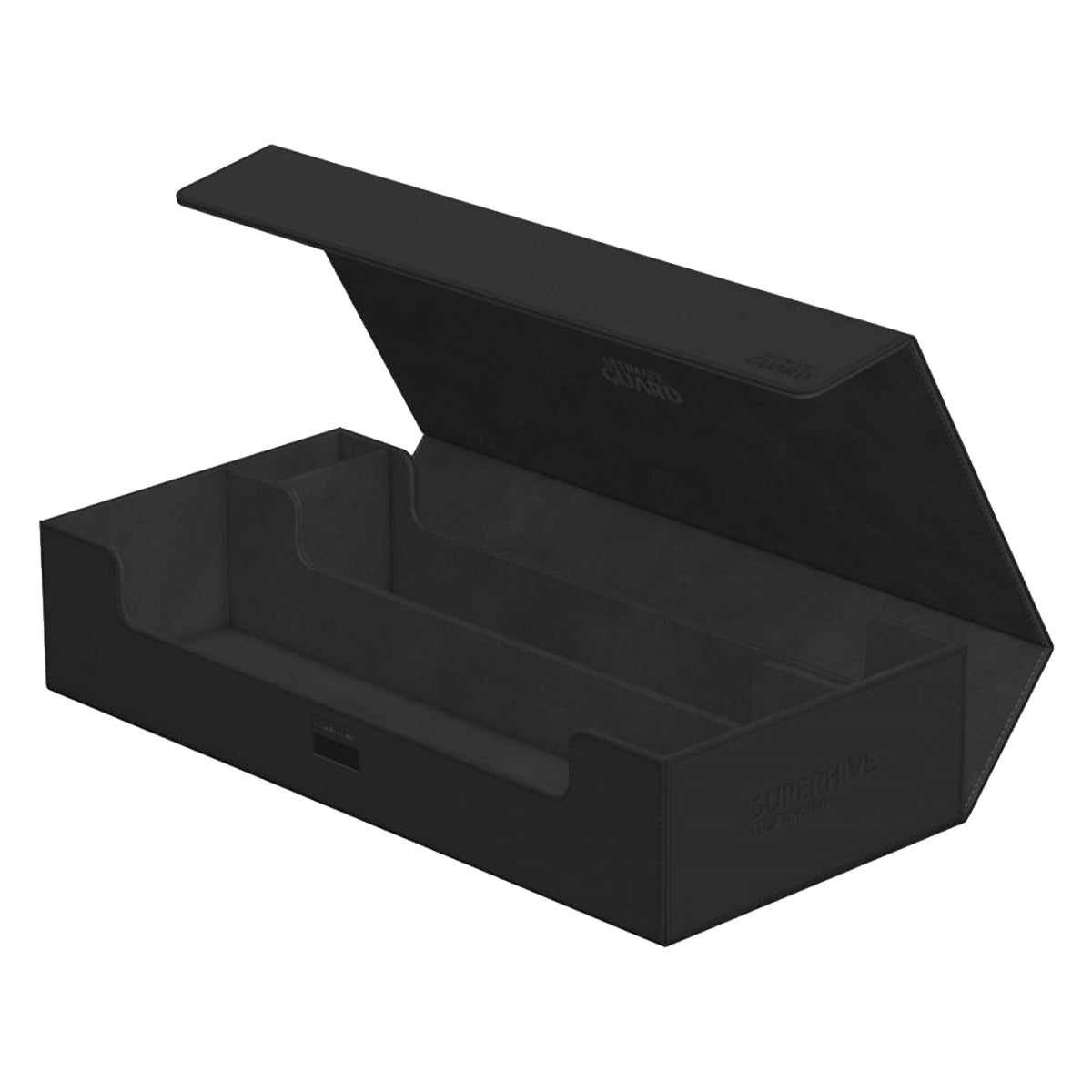 Ultimate Guard Superhive 550+ XenoSkin Monocolor Black Deck Box ...