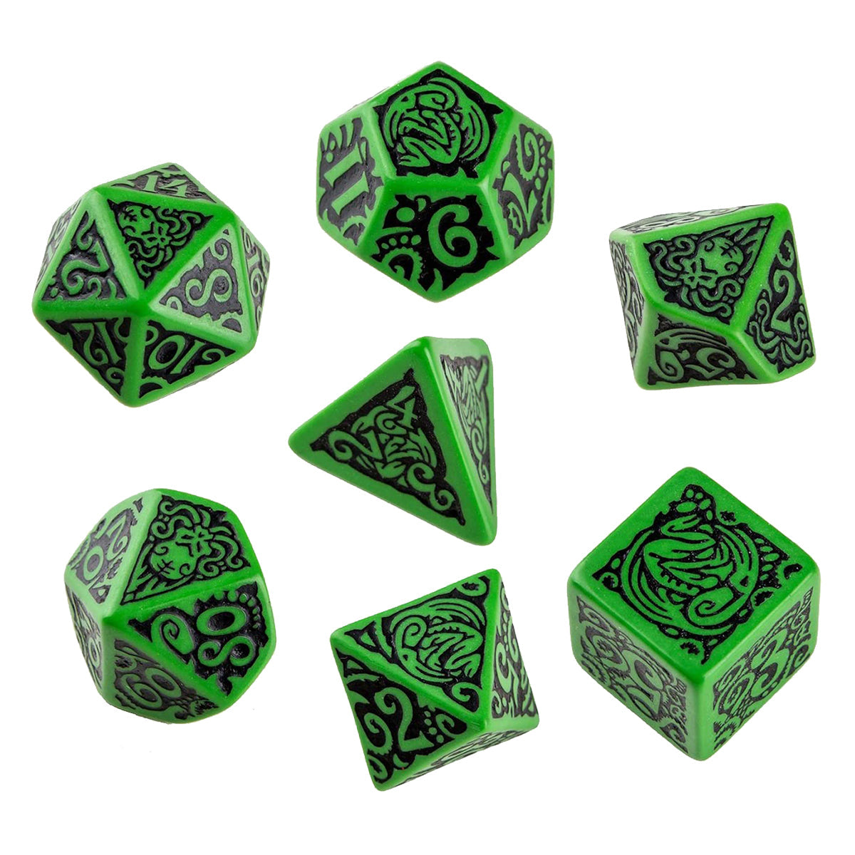 Q Workshop Call of Cthulhu The Outer Gods Cthulhu Dice Set 7 ...