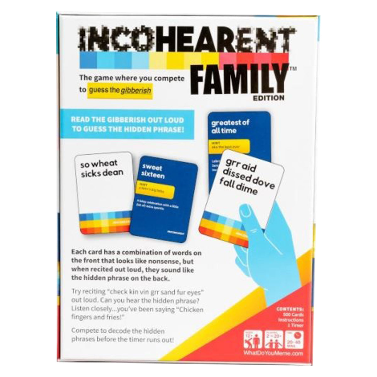 Incohearent Family Edition | Card Game – Gameology product