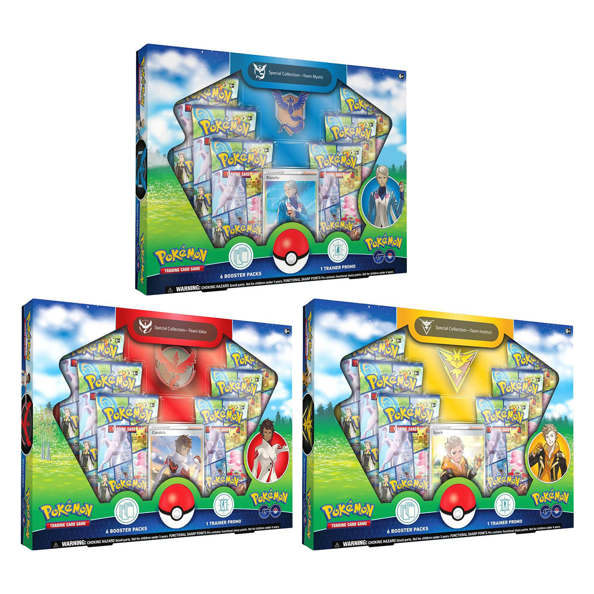 Pokemon GO Special Team Collections (Set of 3) POKEMON TCG – Gameology ...