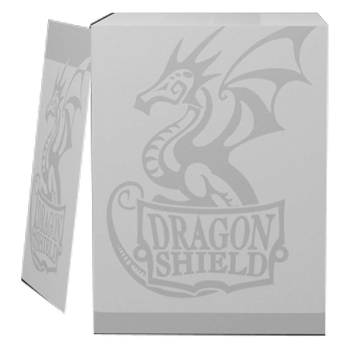 Dragon Shield Revised Double Shell - Ashen White/Black Deck Box ...
