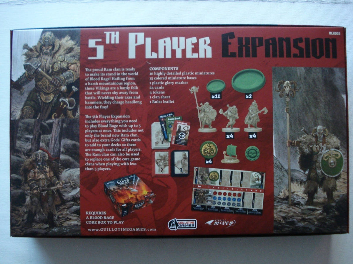 Blood Rage 5th Player Expansion – Gameology product