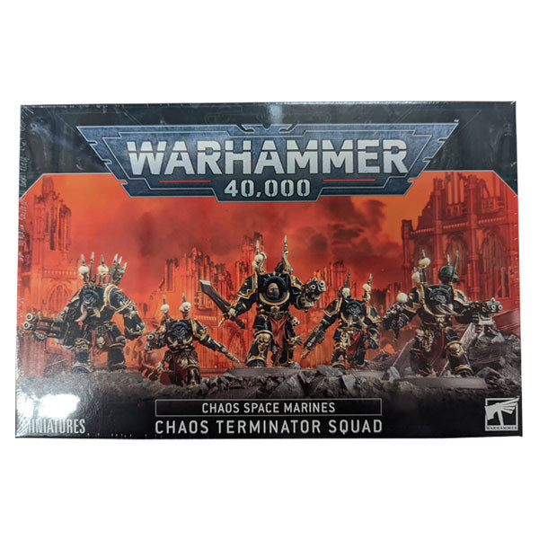 Warhammer 40K Chaos Space Marines Terminator Squad – Gameology