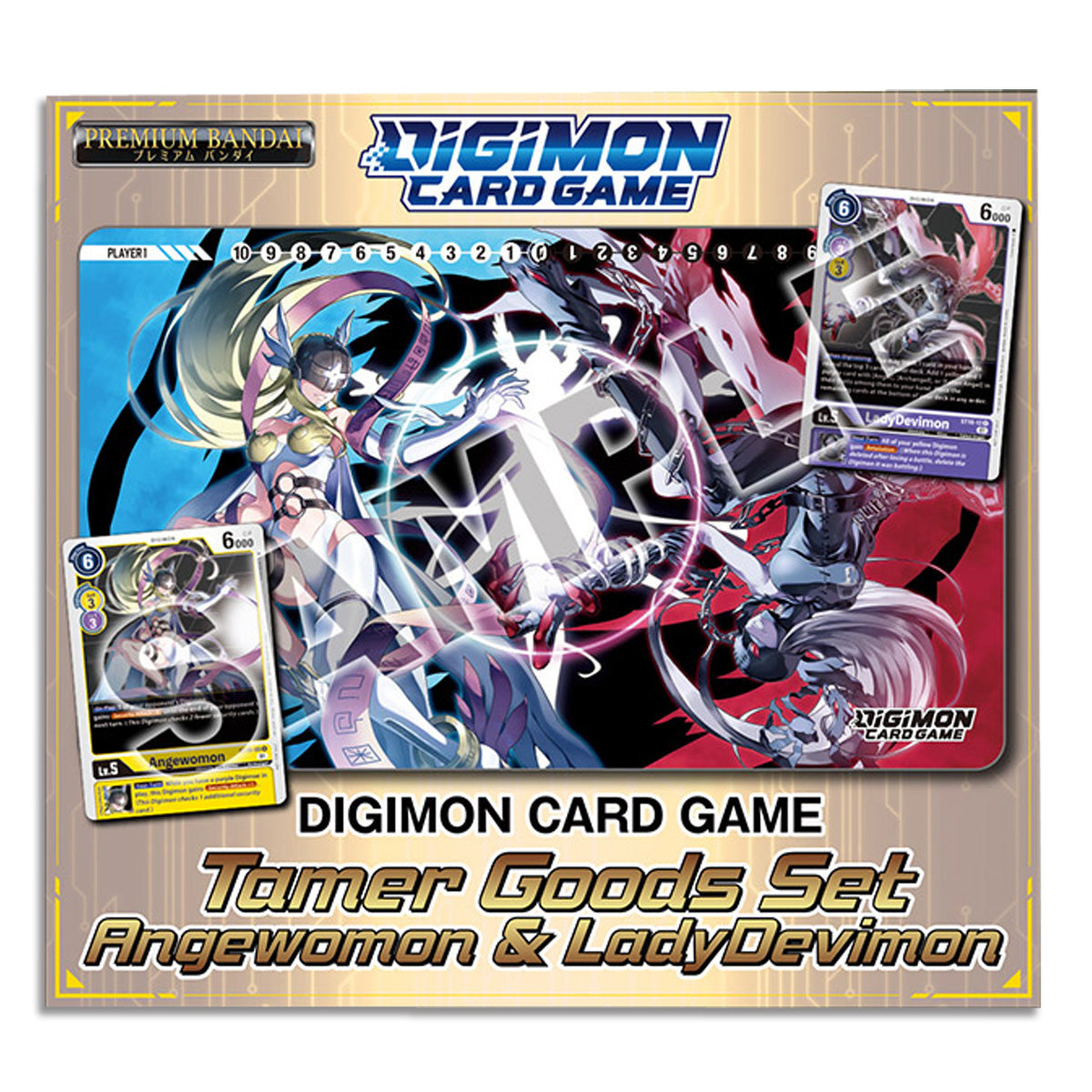 Digimon Card Game Tamer Goods Set Angewomon & LadyDevimon PB-14 ...