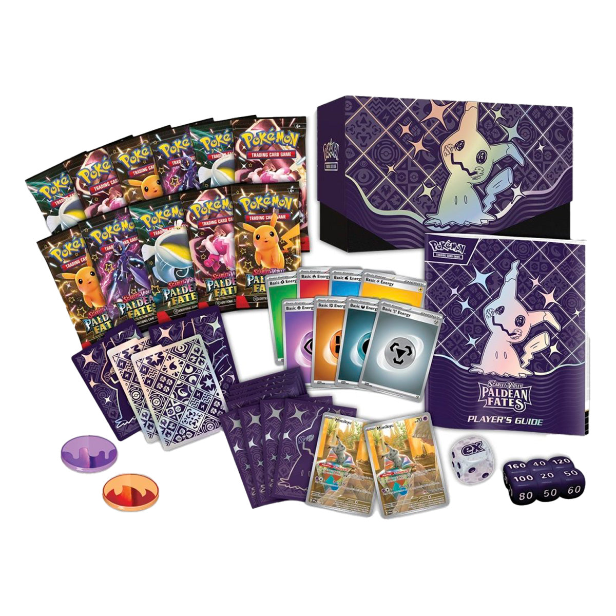 Pokemon TCG: Scarlet & Violet Paldean Fates Pokemon Center Elite Train ...