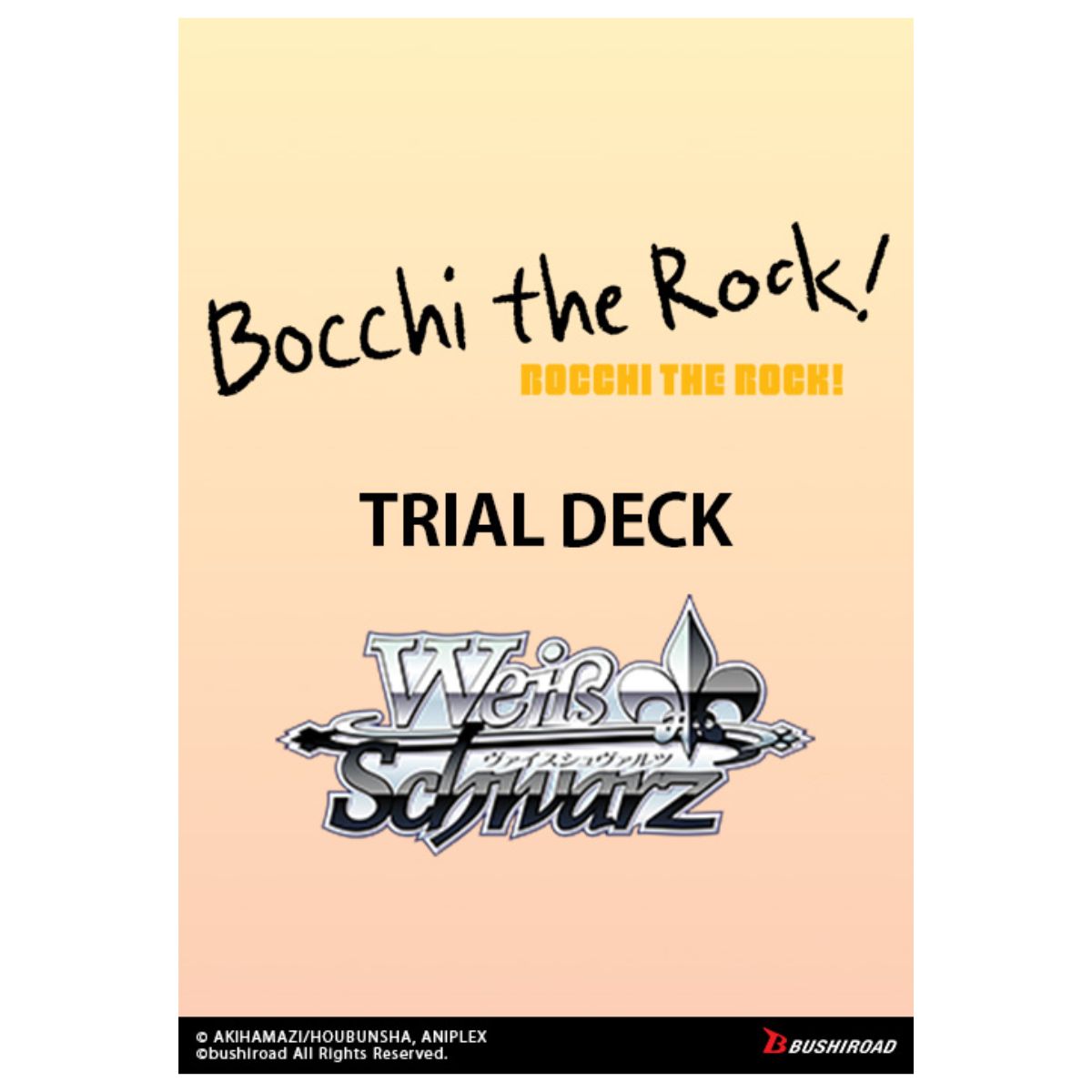 Weiss Schwarz Bocchi The Rock! - Trial ﻿Deck + – Gameology product