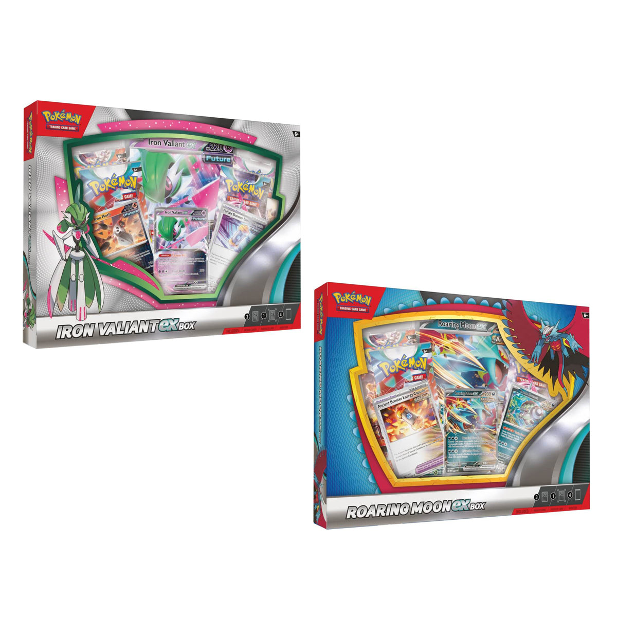 Roaring Moon/ Iron Valiant ex Boxes (Pair) POKEMON TCG – Gameology product