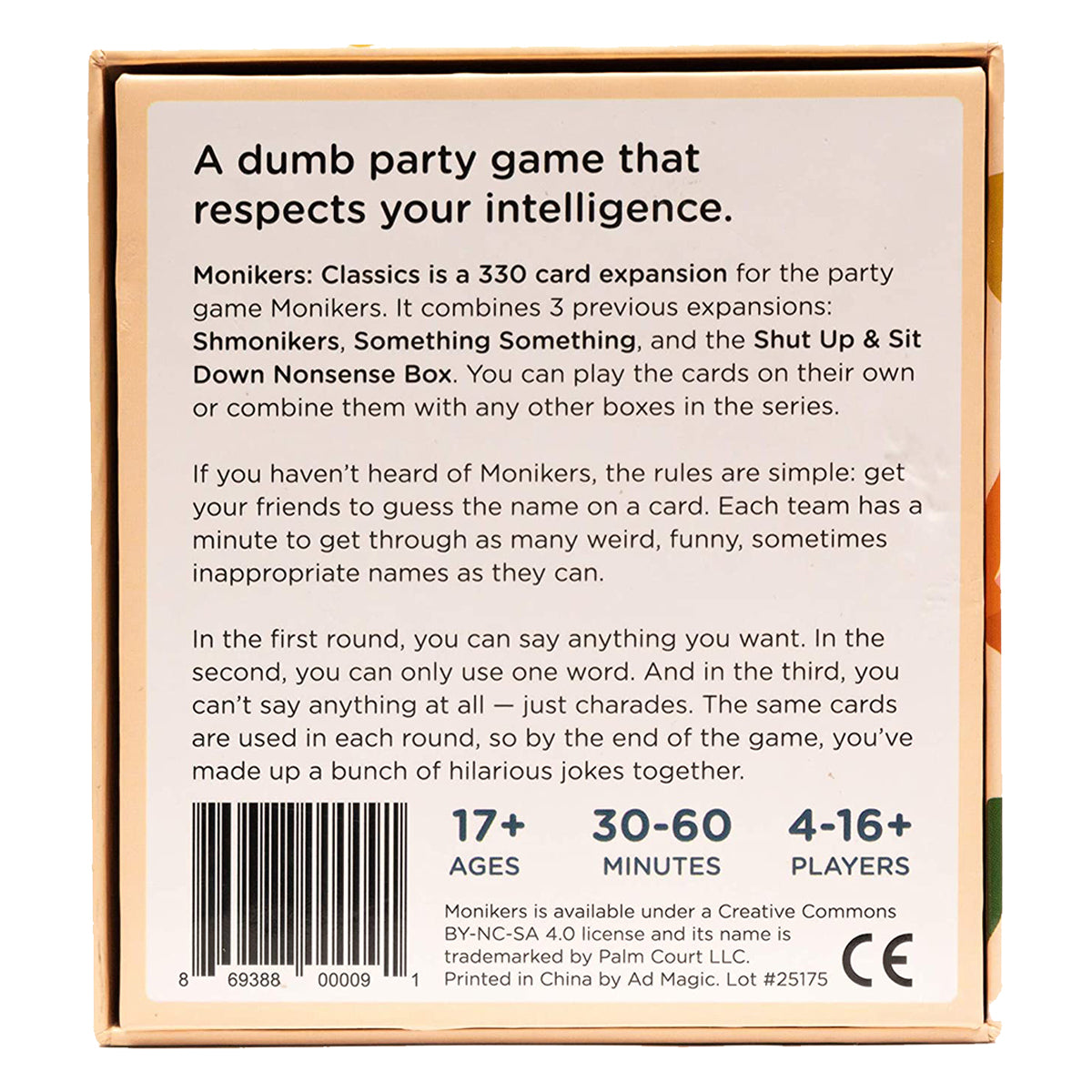 Monikers Classics Expansion – Gameology product