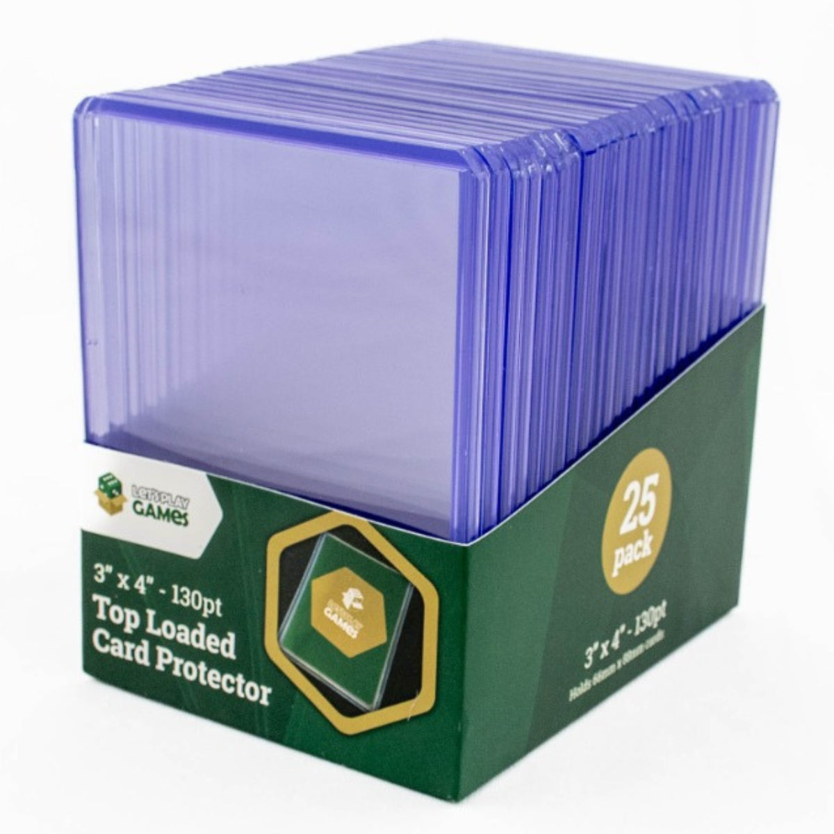 LPG Top Loaded Card Protector 3"x4" 130pt (25) – Gameology product