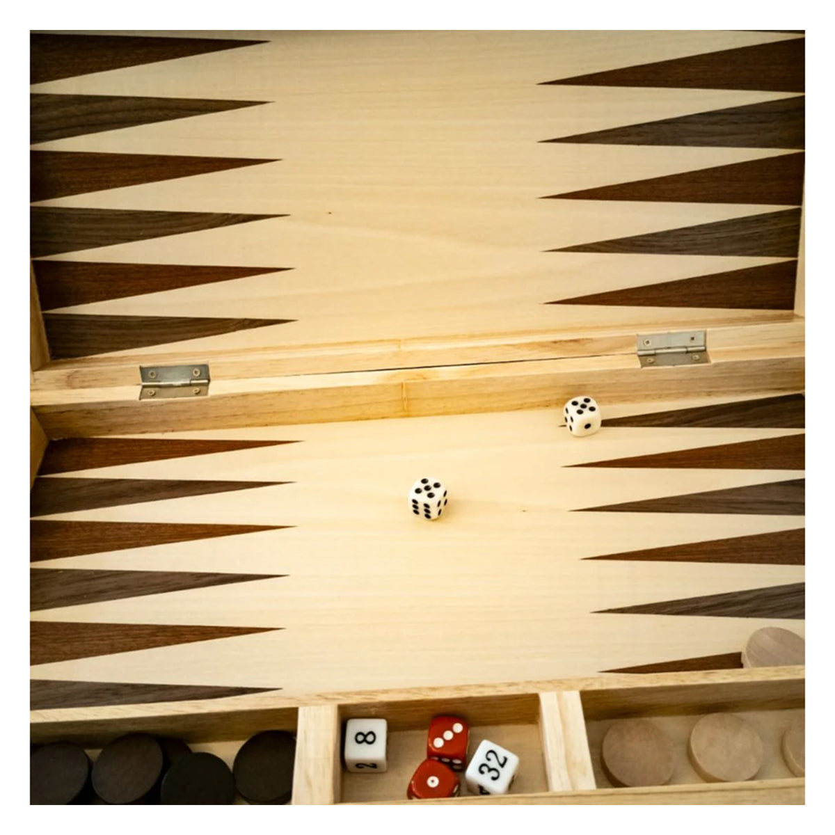 Wooden Folding Backgammon Case – Gameology product