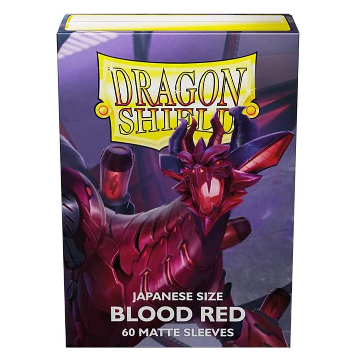 Dragon Shield Japanese 60ct Blood Red MATTE 59x86mm Sleeves – Gameology ...