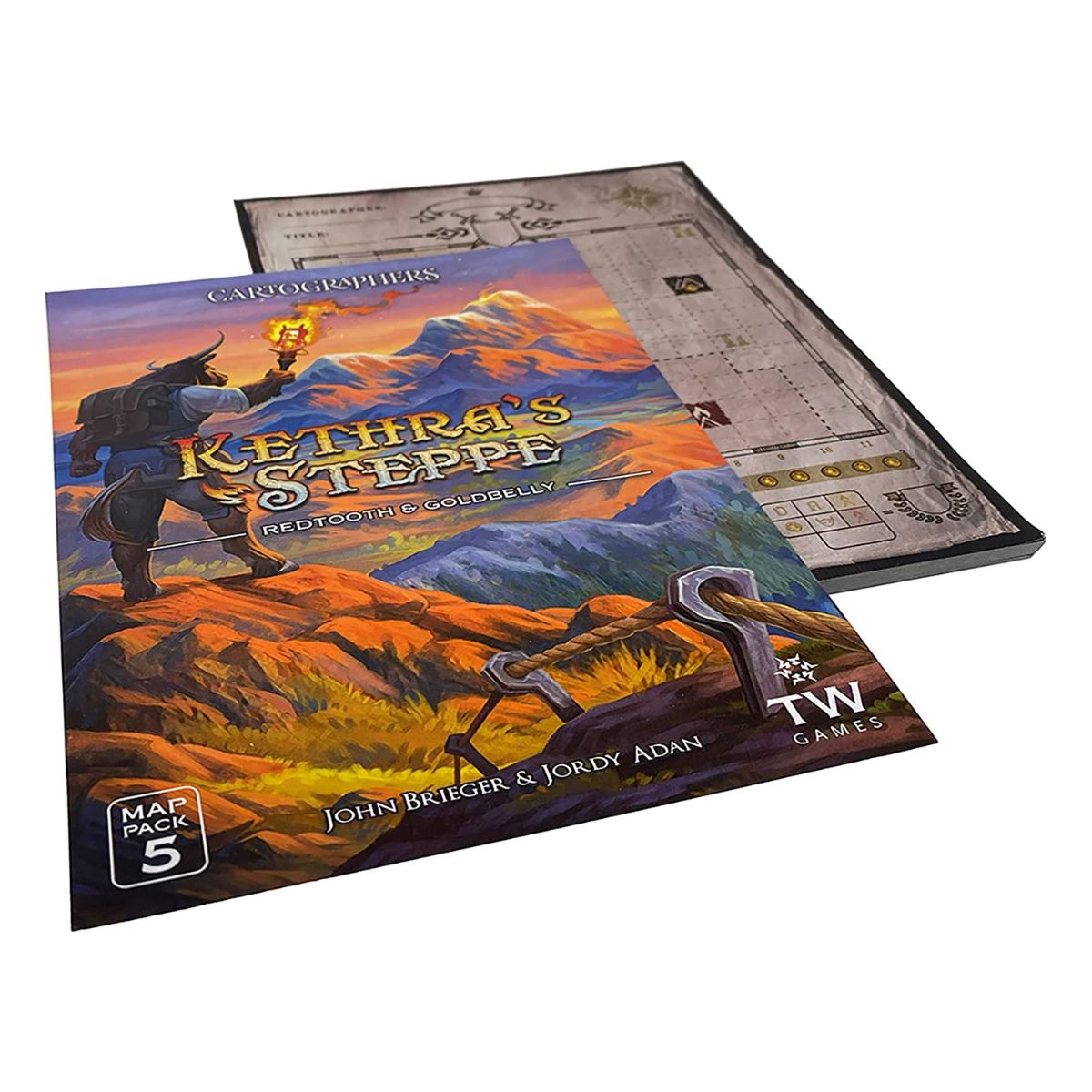 Cartographers Map Pack 5 - Kethra's Steppe – Gameology product