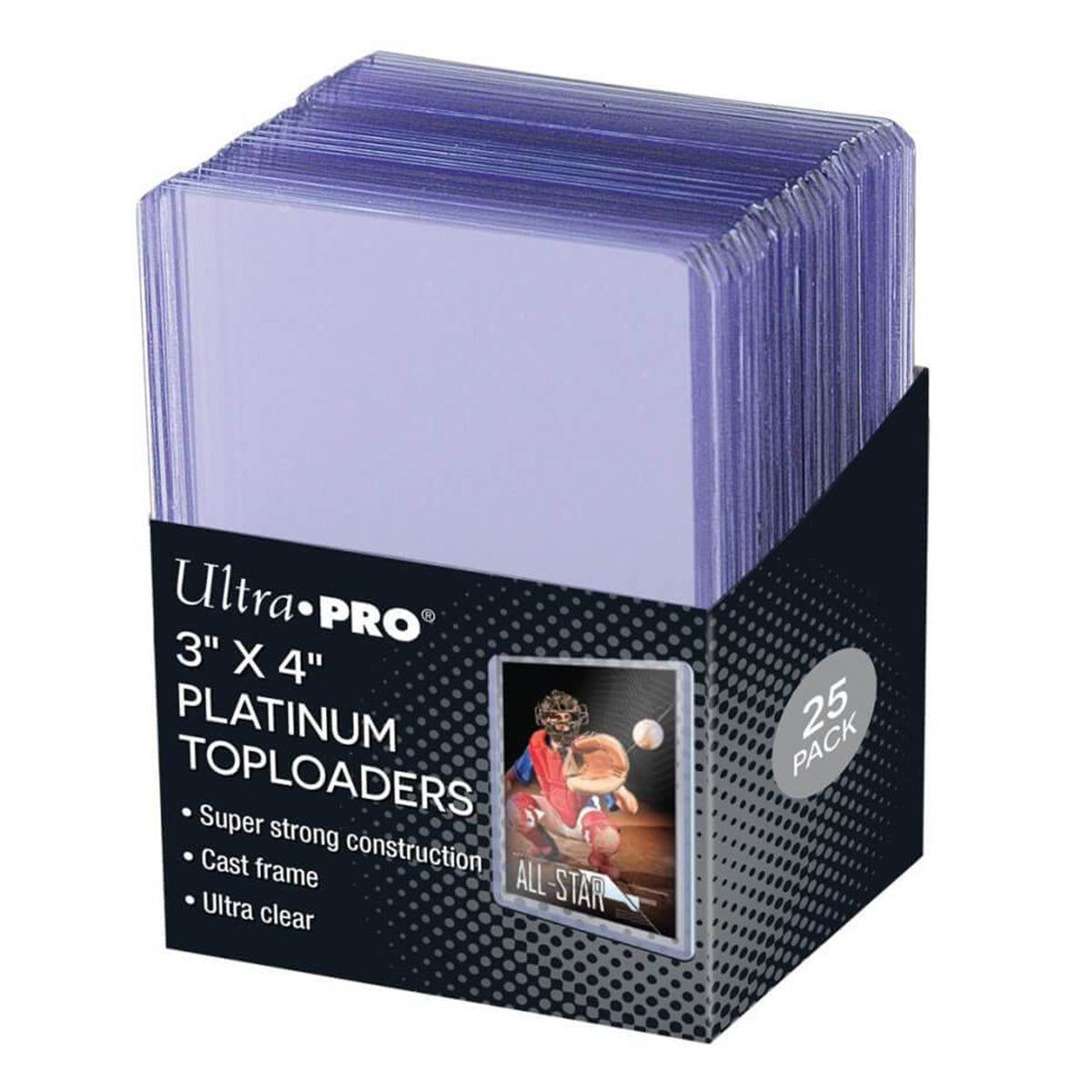 ULTRA PRO Toploader - 3" X 4" Ultra Clear Platinum 25ct – Gameology